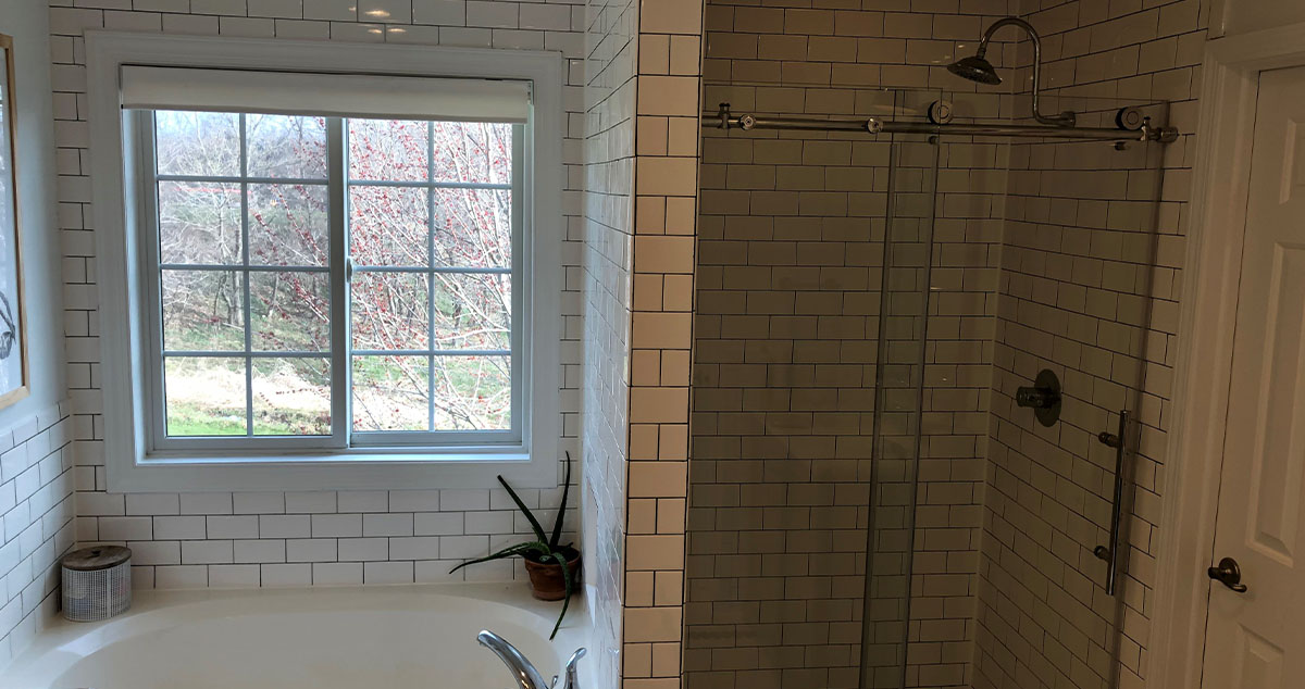 Subway Tile Bathroom Remodel - Project by Michael at Menards®