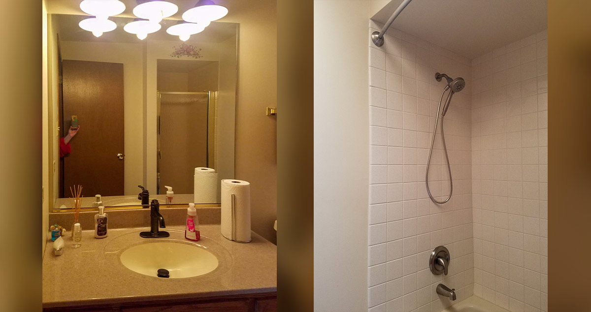 Updated Vanity & Fixtures - Project by Dina at Menards®