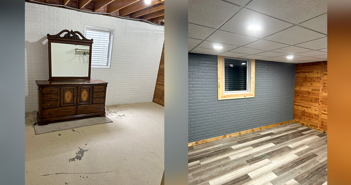 Basement Room - Project by Justin at Menards®