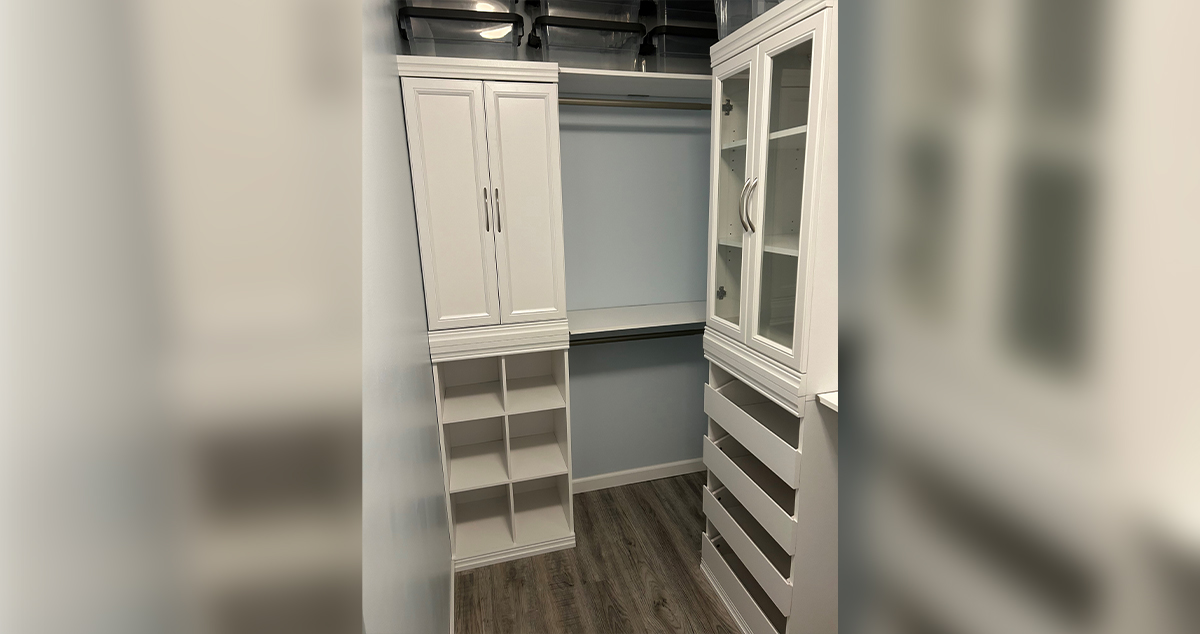 Walk-In Closet Remodel - Project by Kevin at Menards®
