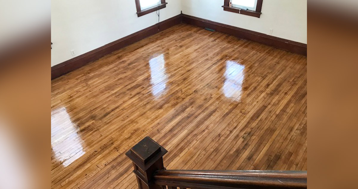 106-Year-Old Farmhouse Floors Refinished - Project by Allison at Menards®