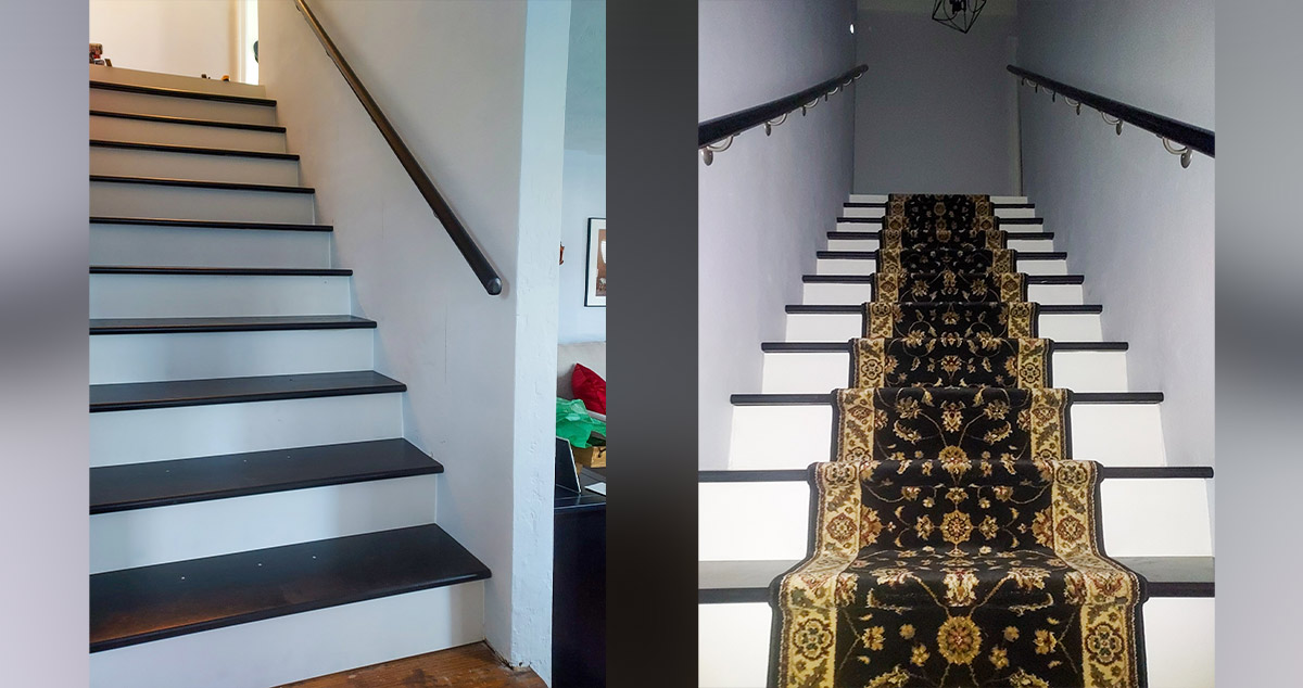 Modern Stairs Update - Project by John at Menards®
