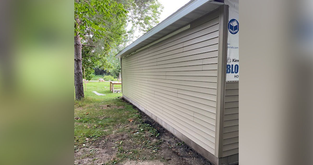 Custom Garage - Project by Dennis at Menards®