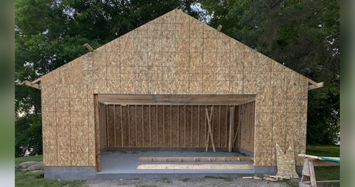 Custom Garage - Project by Dennis at Menards®