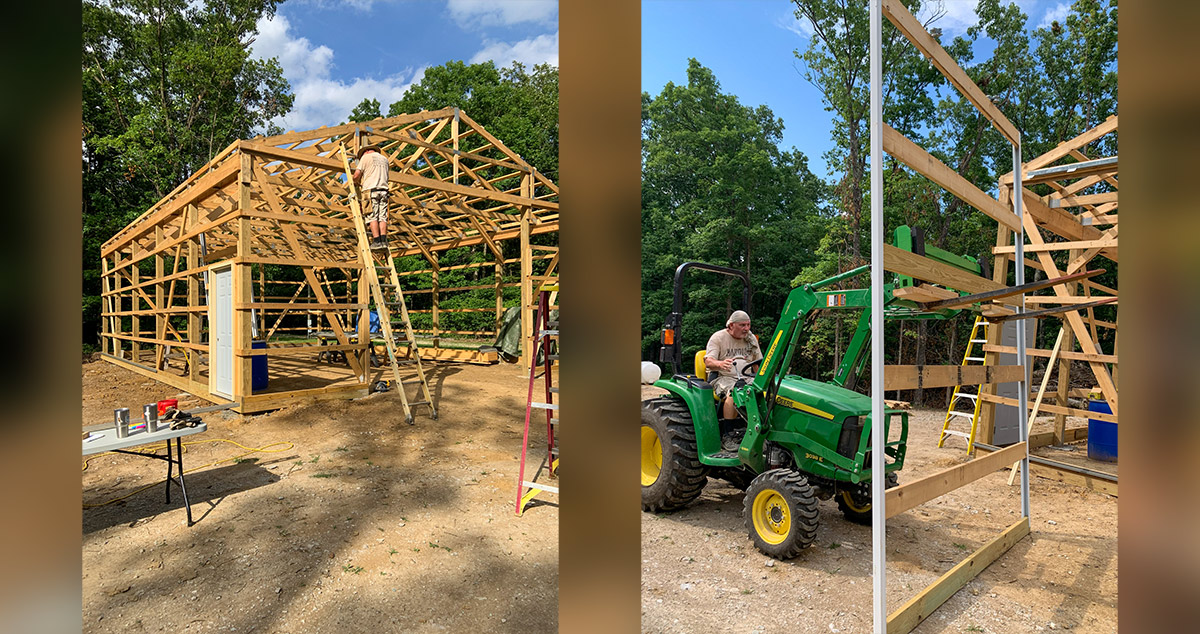 Easy Pole Barn - Project by Joleen at Menards®