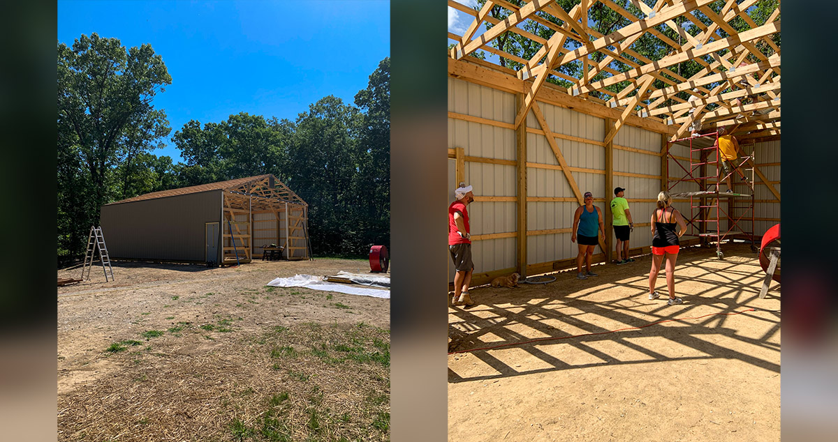 Easy Pole Barn - Project by Joleen at Menards®