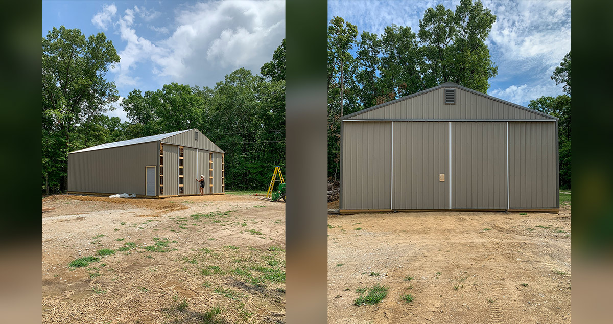 Easy Pole Barn - Project by Joleen at Menards®