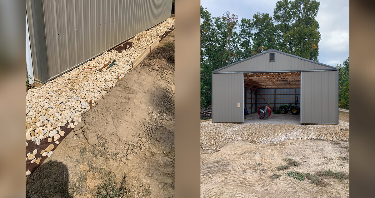 Easy Pole Barn Easy Pole Barn Project By Joleen At Menards®