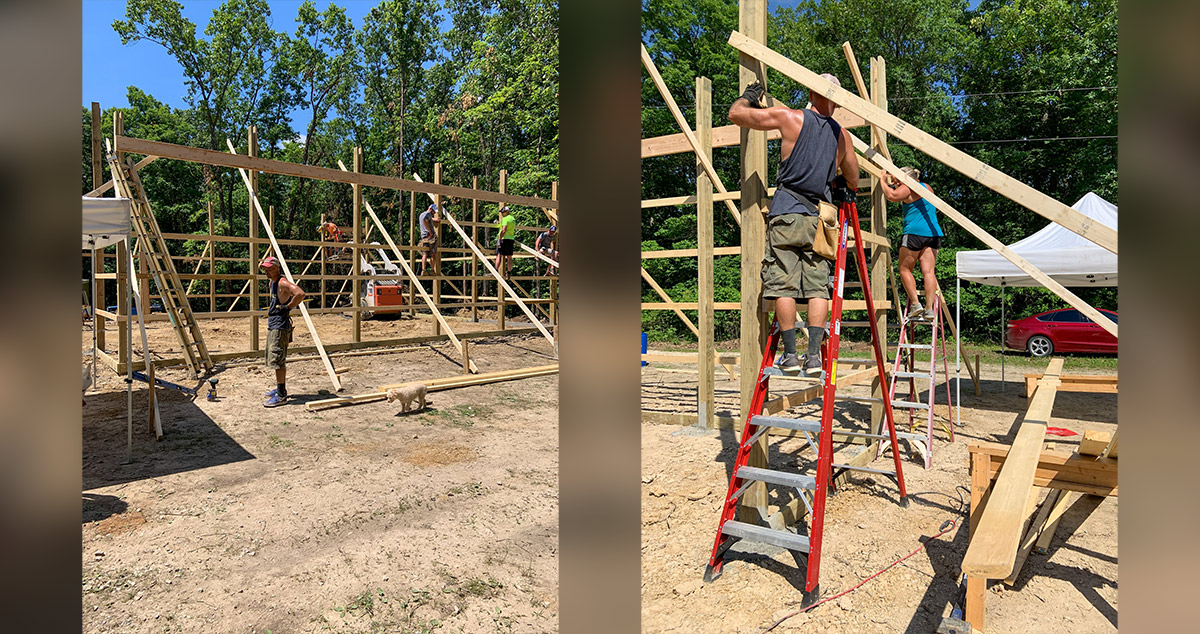Easy Pole Barn - Project by Joleen at Menards®