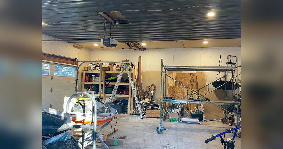 Garage Ceiling - Project by Kristina at Menards®