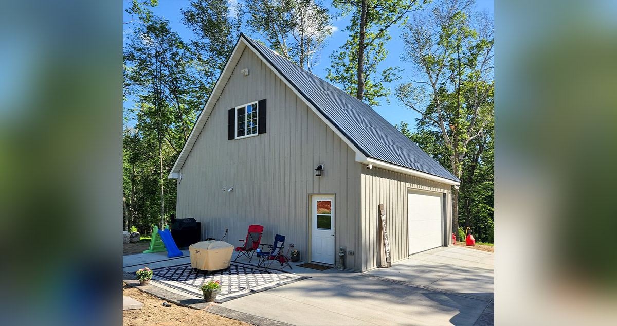 Lake Home Garage - Project by Theresa at Menards®