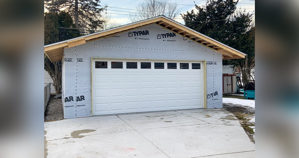 New 22 x 24 Garage - Project by Randy at Menards®