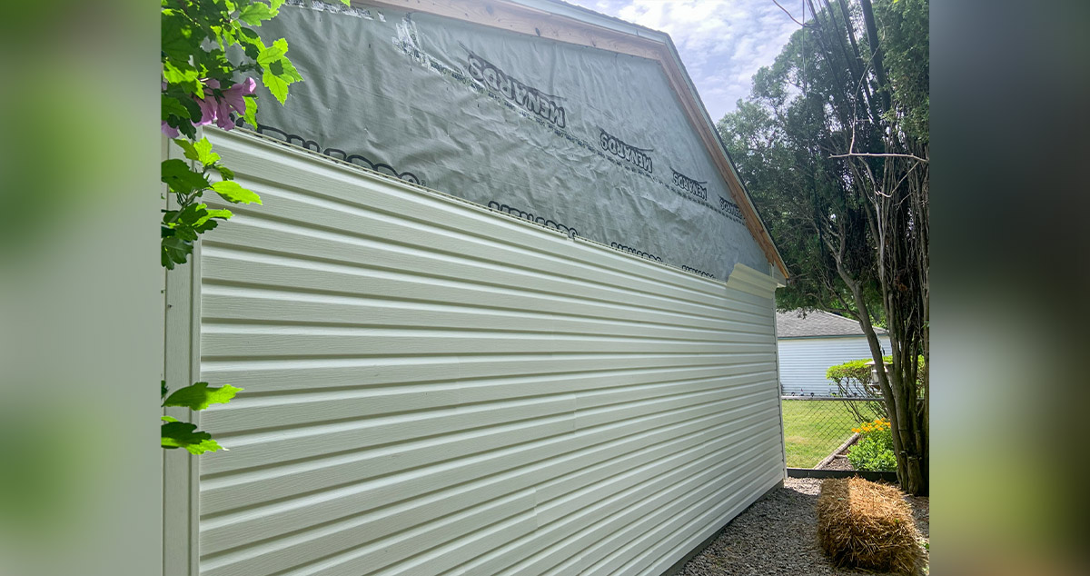 New 22 x 24 Garage - Project by Randy at Menards®