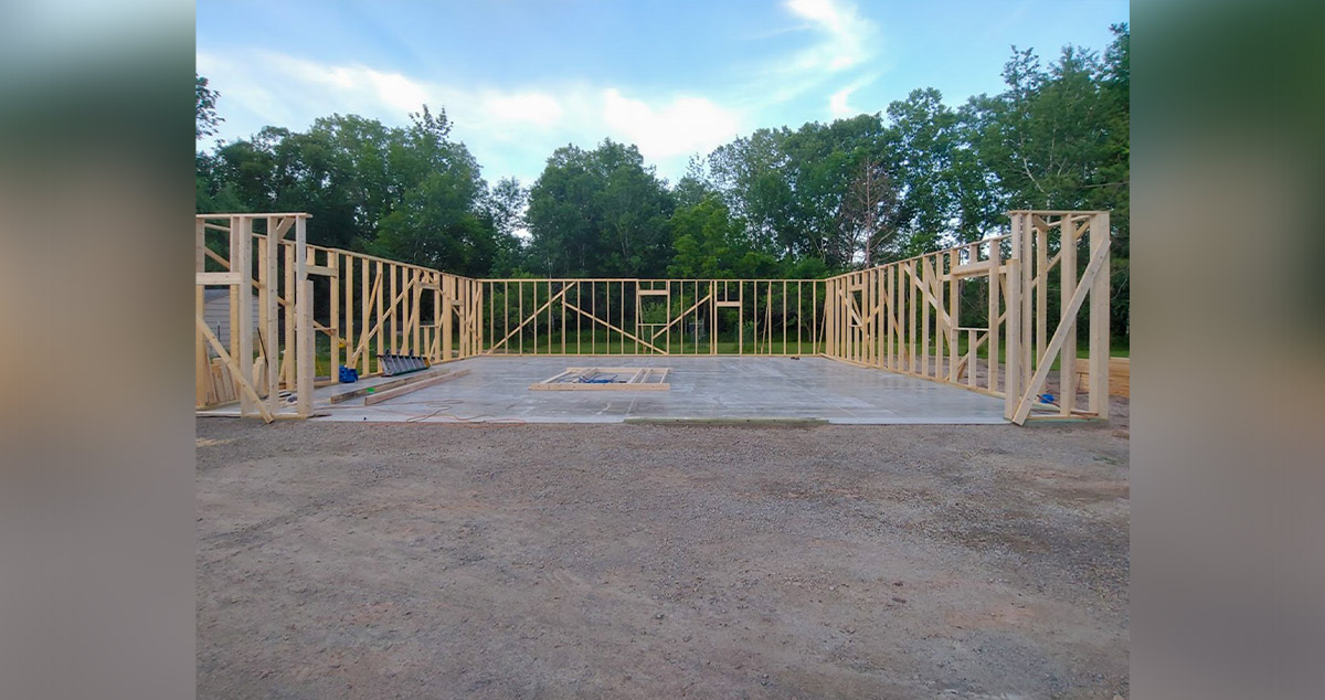 New Garage with Tall Ceilings - Project by Brandon at Menards®