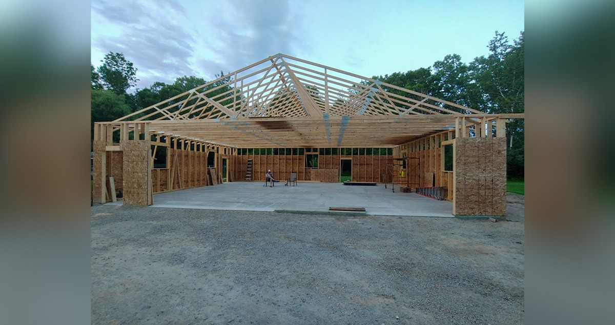 New Garage with Tall Ceilings - Project by Brandon at Menards®