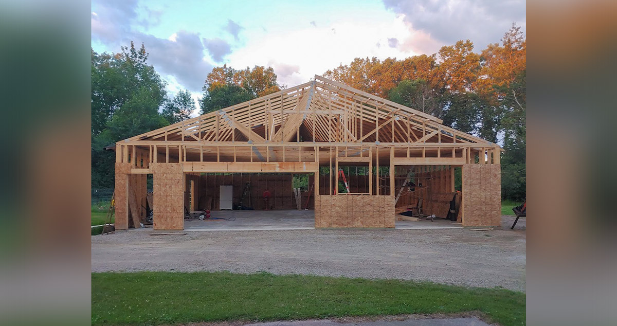 New Garage with Tall Ceilings - Project by Brandon at Menards®