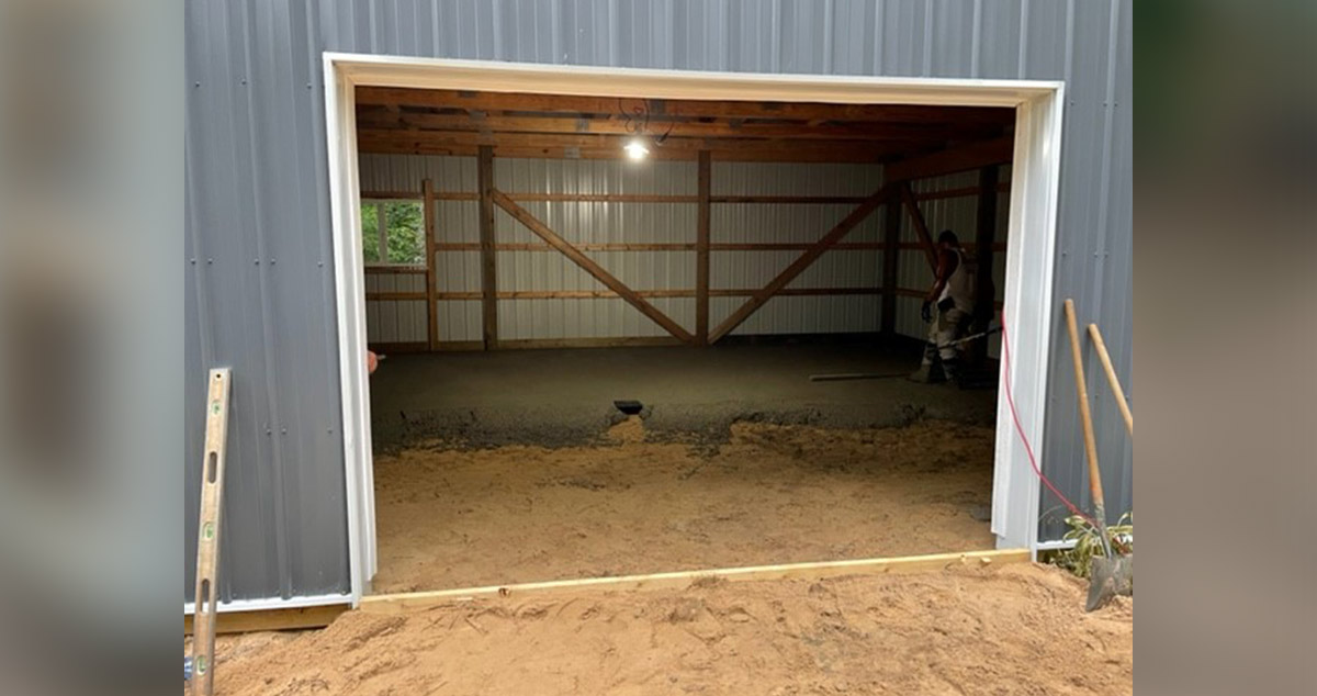 Pole Barn - Project by Rob & Leslie at Menards®