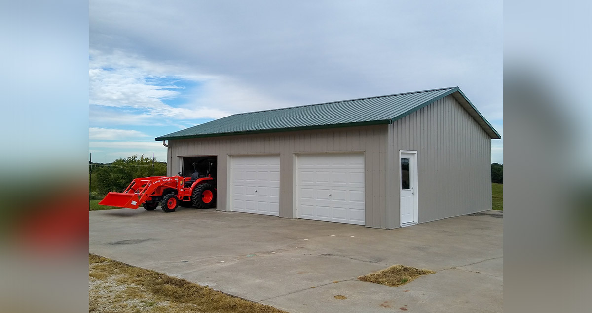 Pole Barn Garage - Project by John at Menards®