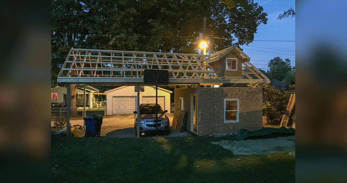 Post Building with Carport - Project by William at Menards®