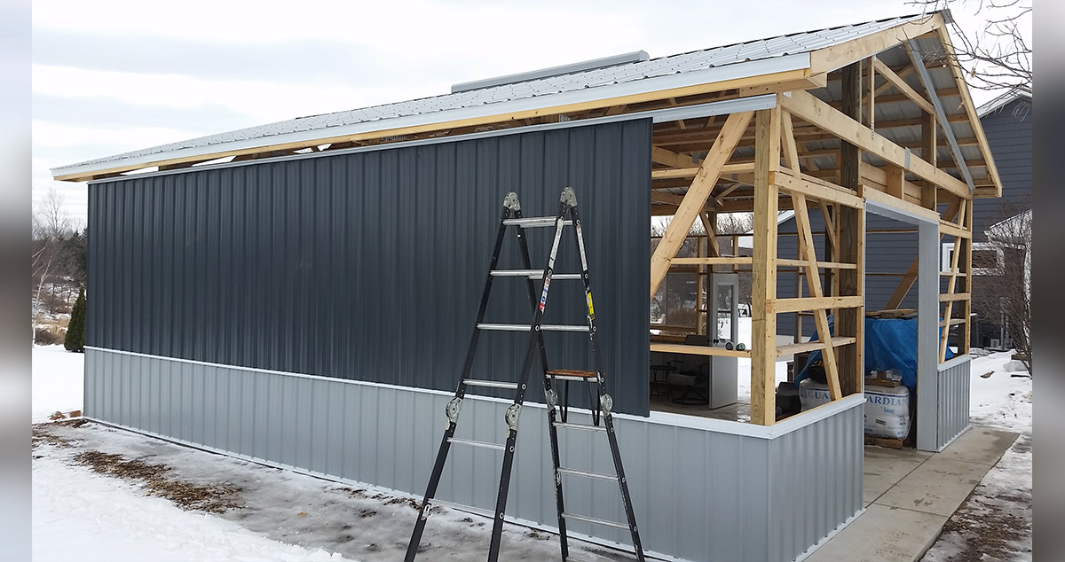 Post Frame Building - Project by Thomas at Menards®