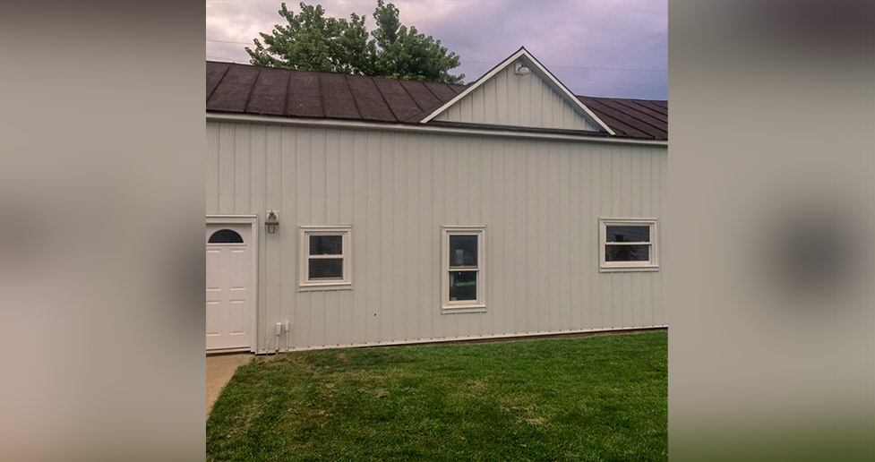 Pro-Rib Barn Siding - Project by Damon at Menards®