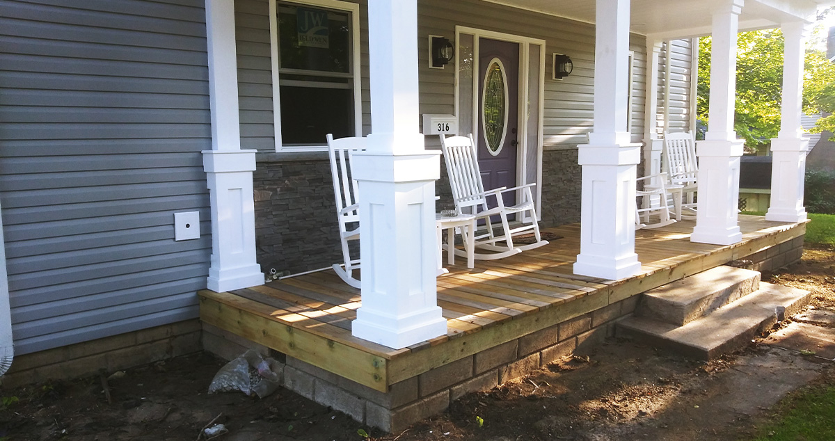 1890 Porch Rebuild - Project by Jonathan at Menards®