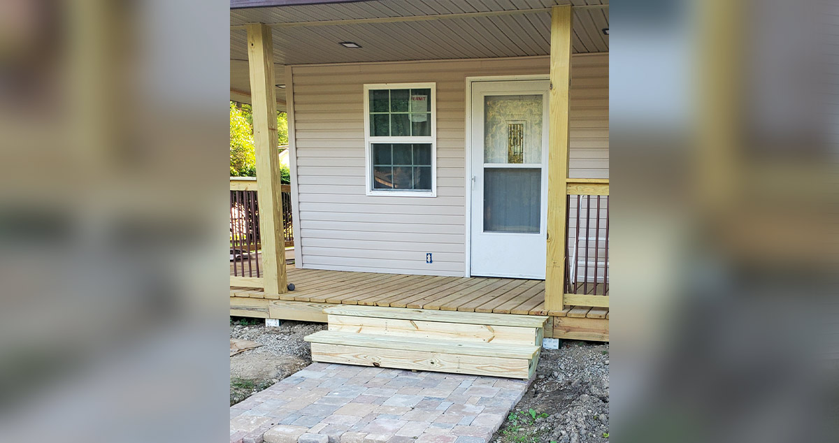 Complete Front Porch Remodel - Project by Brandon at Menards®