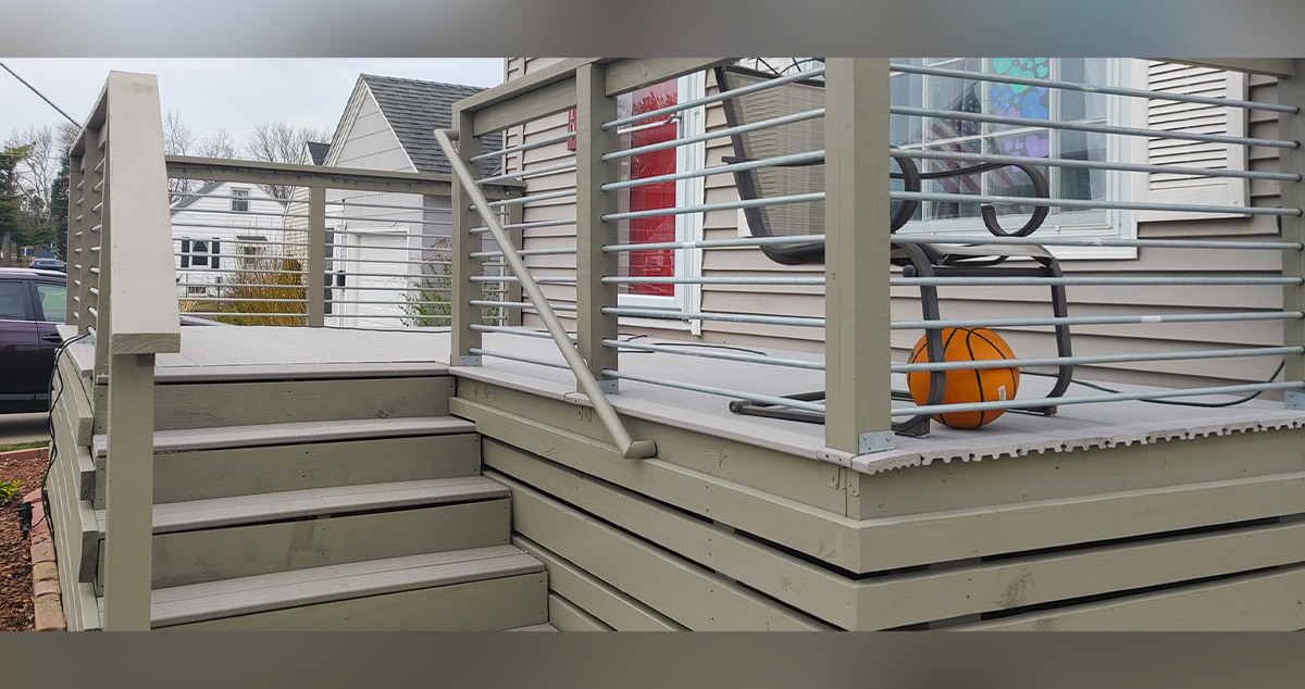 Composite Front Deck - Project by David at Menards®