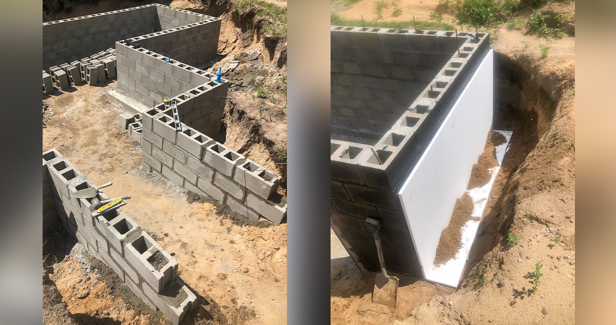 Container House Basement - Project by Chad at Menards®