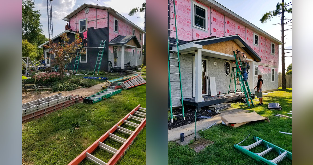 Exterior Home Makeover - Project by Brandon at Menards®