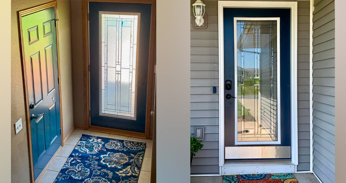 Front & Service Door Project - Project by Amy at Menards®