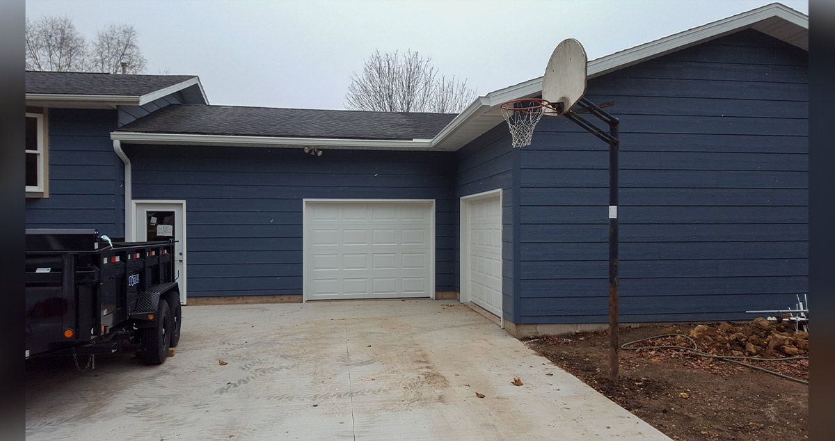 Garage, Retaining Wall & Fence - Project by Mark at Menards®