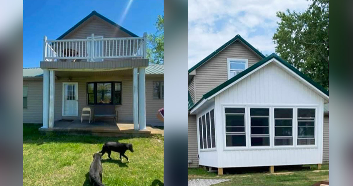 Gorgeous Sunroom - Project by Emily at Menards®