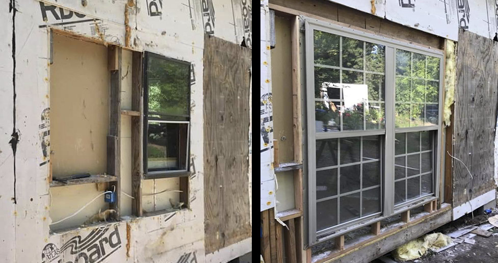 New Window & Wall - Project by Robert at Menards®