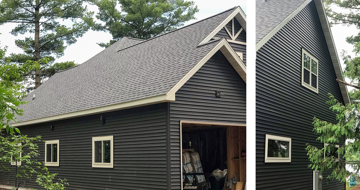 Northwoods Lake House Siding - Project by Bob at Menards®