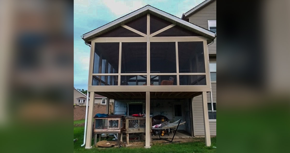 Perfect Screen Porch - Project by Chris at Menards®