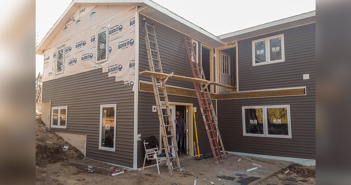 Resided Garage - Project by Roger at Menards®