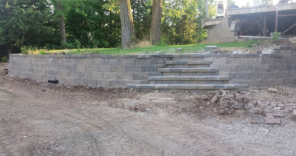 Retaining Wall, Siding & Roof - Project by Wendy at Menards®