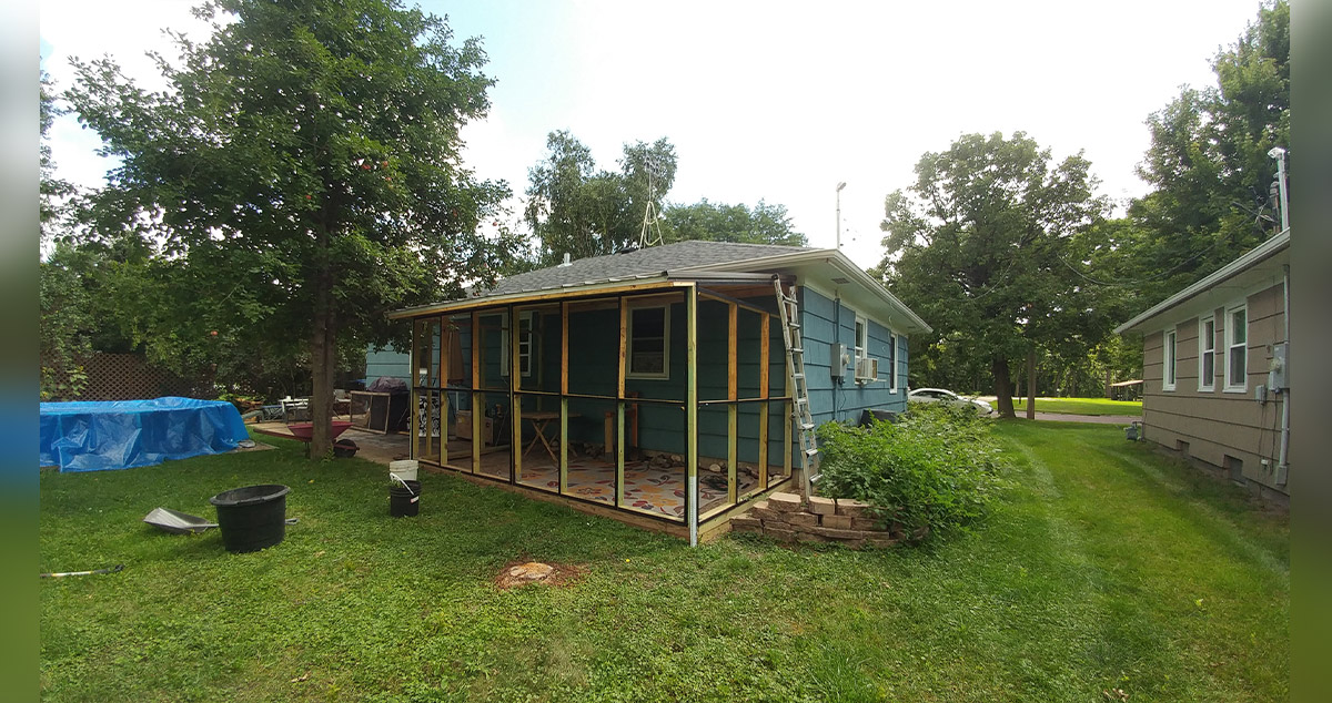 Screened-In Porch - Project by Garrett at Menards®