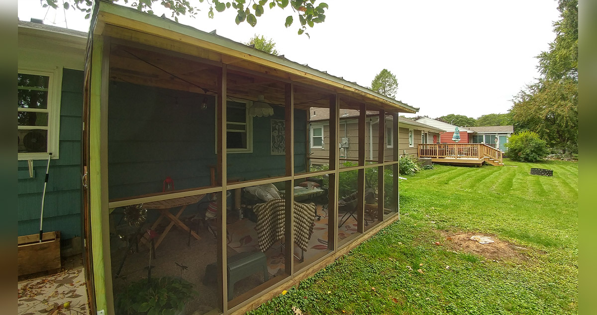 Screened-In Porch - Project by Garrett at Menards®
