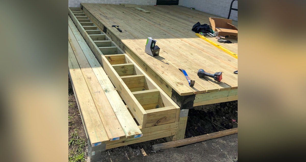 Upgraded Front Porch - Project by Jeremy at Menards®