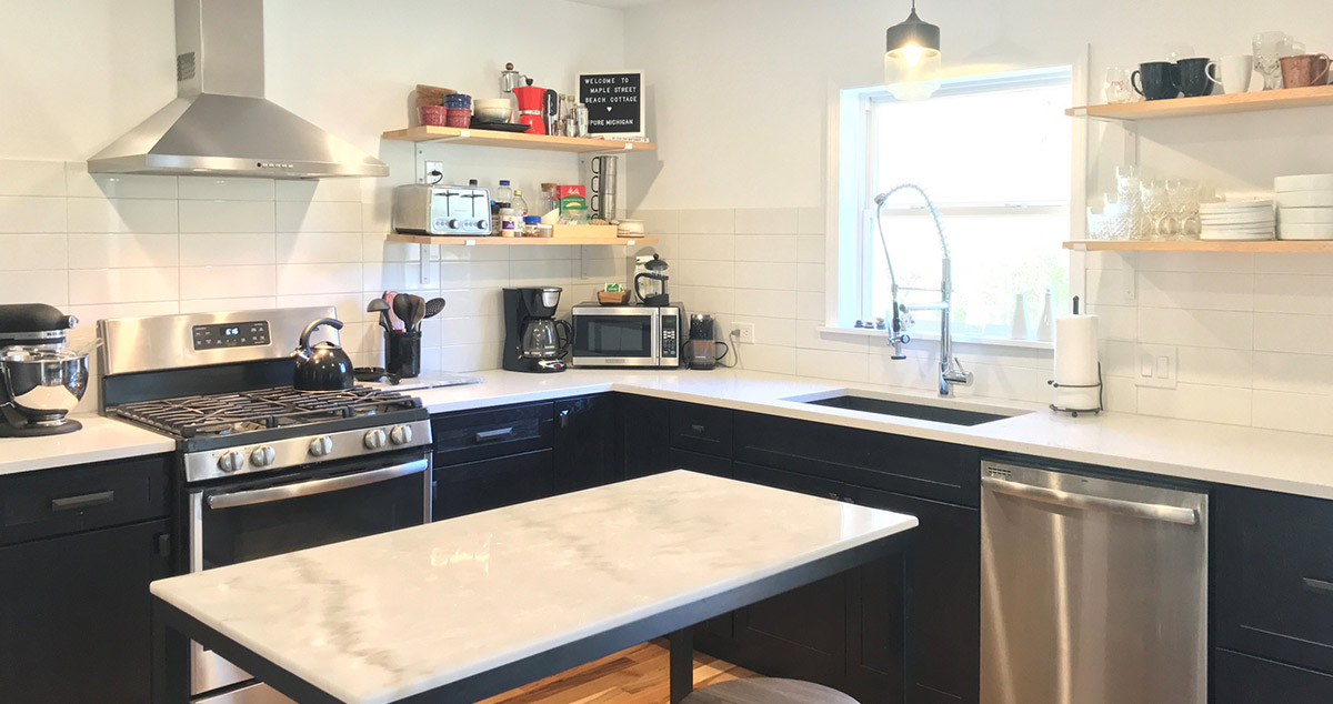 Added Kitchen Backsplash - Project by Carla at Menards®