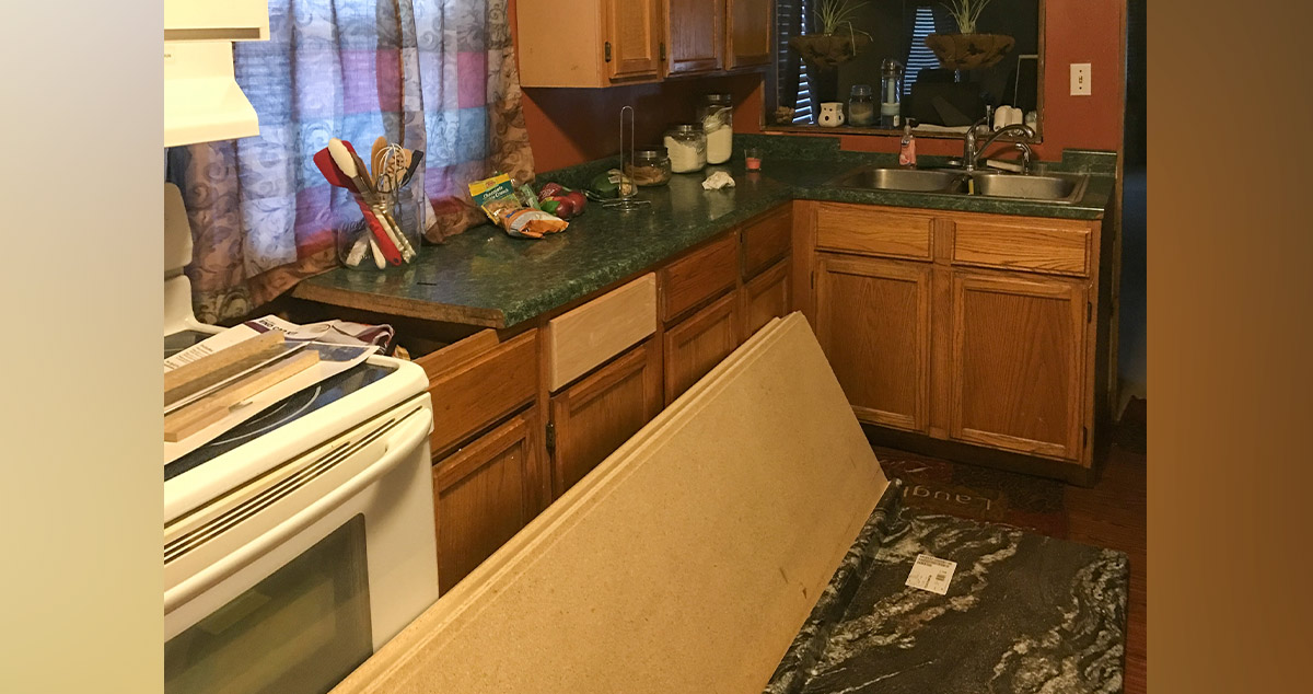 High Resolution Countertops - Project by Mikayla at Menards®