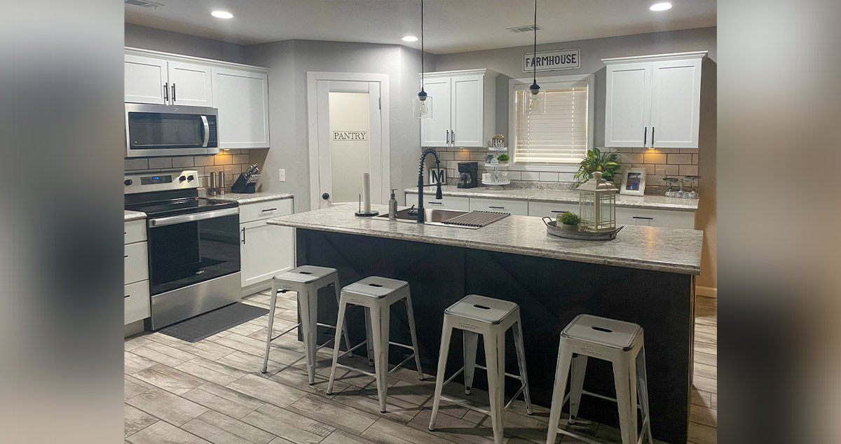 Kitchen Countertops & Cabinets - Project by Heather at Menards®