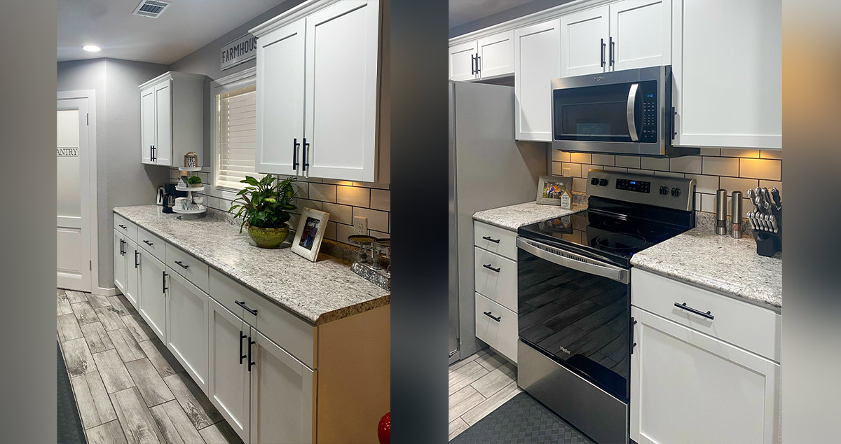 Kitchen Countertops & Cabinets - Project by Heather at Menards®