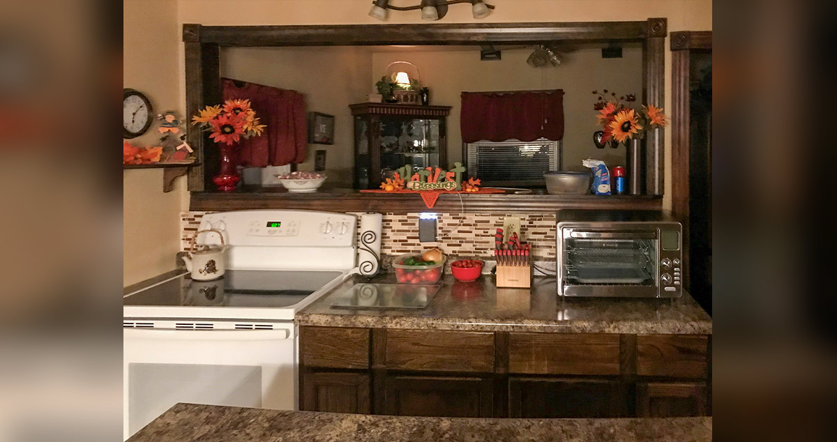 Kitchen with Coffee Bar - Project by Michael at Menards®