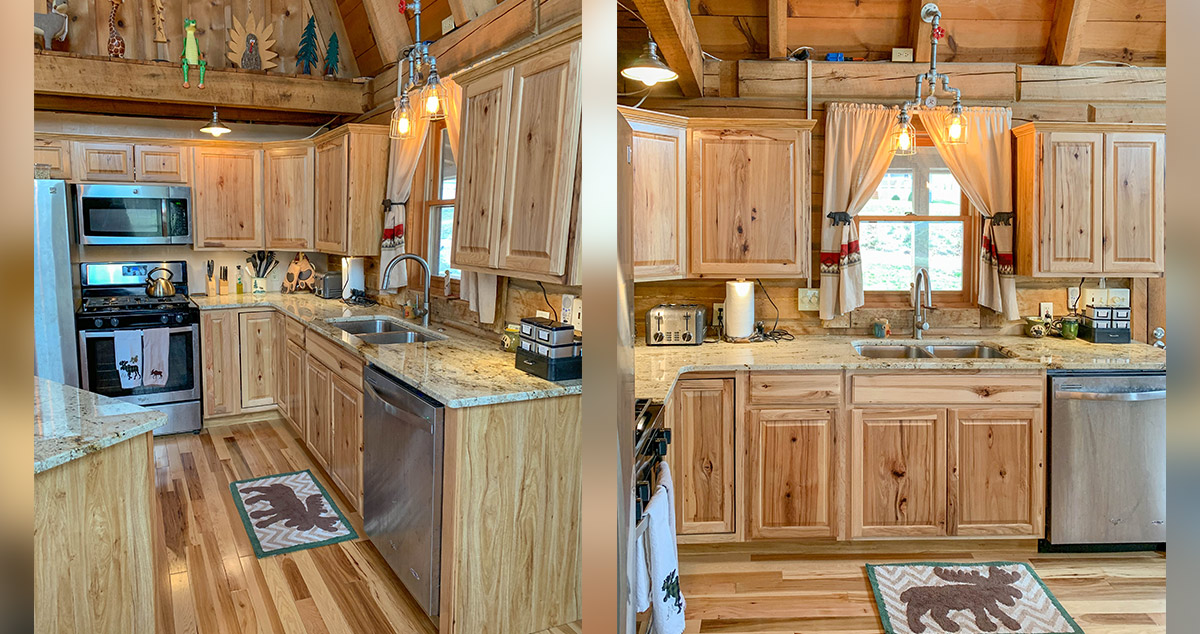 Log Cabin Kitchen Makeover - Project by Cate at Menards®