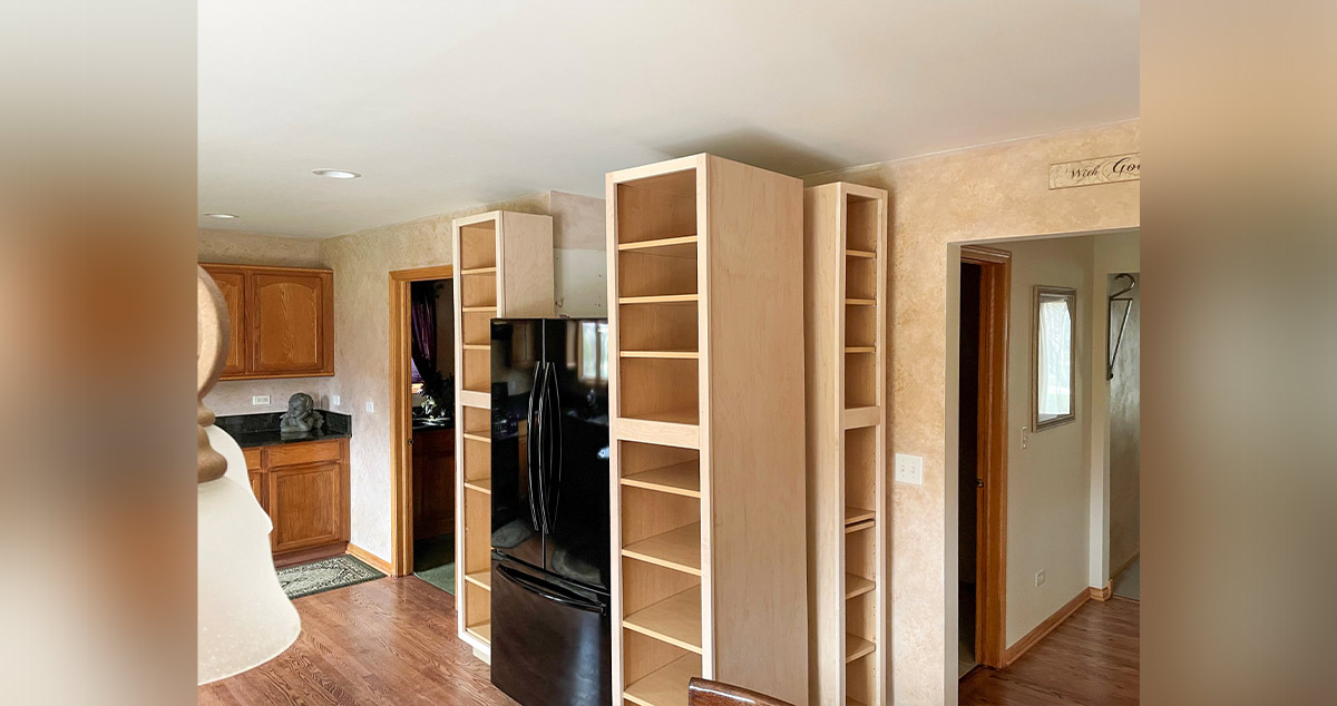 Pantry & Refrigerator Cabinet - Project by Jim at Menards®