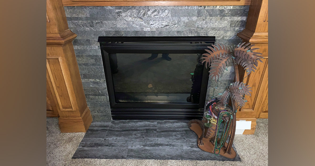 90s Fireplace Update - Project by Dan at Menards®