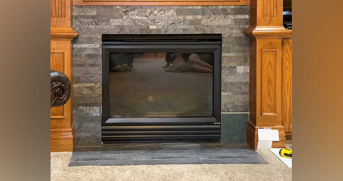 90s Fireplace Update - Project by Dan at Menards®